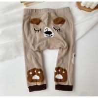 China 2-4 Year Olds Will Look Adorable in These Soft and Stretchy Baby Tights with 3D Animals for sale