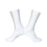 China Polyamide and Spandex Fabric Anti-Slip Long Sports Socks with Personalized Printing for sale
