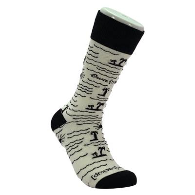 China Casual Designer Sock for Men Funny Patterned Ankle High Novelty Print Socks 2023-2024 for sale