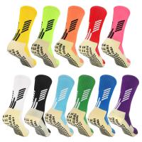China Custom Sport Grip Socks for Soccer Anti Slip and Breathable Shock Mitigation for sale