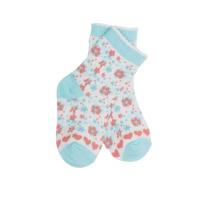 China 7 Days Sample Order Lead Time Supported Green Cotton Knitted Baby Socks For Children for sale