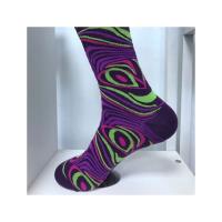 China Winter Combed Cotton Socks Colorful Festival Crazy Funny 360 Print Men Women 5% Spandex for sale
