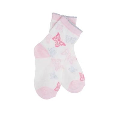 China Toddler Girls Socks with Quick Dry and Breathable Fabric 70%Cotton 28%Polyester 2%Spandex for sale