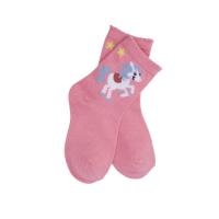 China Toddler Girls Socks with Quick Dry and Breathable Fabric 70%Cotton 28%Polyester 2%Spandex for sale