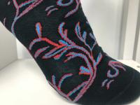 China Men's Hip Hop Street Style Socks Custom Label Black Cotton Socks with Personalized Print for sale