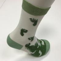 China Ankle Length Customized Women's End Yarn Silver Mixed Nylon Socks for EU Size 36-40 for sale