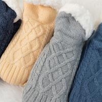China Regular Style Plush and Thickened Anti-Skid Winter Sock Sleeves for Cold Weather for sale