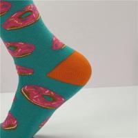 China Customized Cotton Seamless Diabetic Compression Ankle Crew Socks for Hospital Patients for sale
