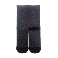 China Knitted Custom Color Label Logo Crew Socks Bamboo Cotton Black Sport Sock Design for sale