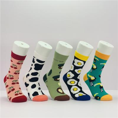 China Custom Cartoon Print Fashion Socks The Ultimate Combination of Style and Comfort for sale