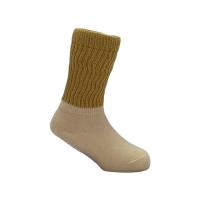 China Newborn High Ankle Knitted Anti Slip Long Baby Socks with Breathable Cotton for sale