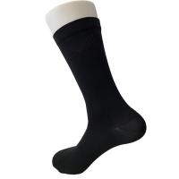 China Oem Men's Hand Stitched Full Elastic Pressure Socks Custom Color Casual Ankle Length for sale