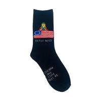 China Fashionable Women's Slouch Socks with Colorful Little Dog Print in Combed Cotton for sale