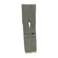 China Knitted Pink Baby Girl Tights with Gem Decoration and Thermal Weaving Method for sale