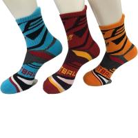 China Regular Style Luxury Orange Athletic Socks for Stretchy Comfort and Anti Slip Football for sale