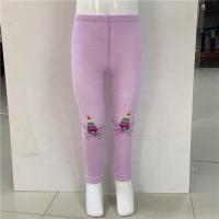 China Knitted Pink Baby Girl Tights with Gem Decoration and Thermal Weaving Method for sale