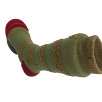 China Custom Cotton Silver Lurex Randomly Cushioned Terry Socks for 5-9 Year Old Boys and Girls for sale