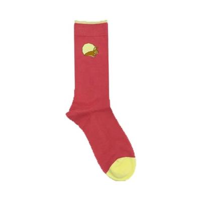 China Custom Logo Women's Winter Socks in 5 Colors with Smiley Face and Letter Design for sale