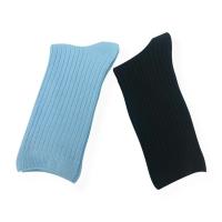 China Fashion Customized Embroidery Logo Cotton Long School Style Women Socks in OEM Service for sale