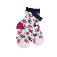 China Children Winter Warm Socks with Breathable Fabric and Cute Butterfly Strawberry Design for sale