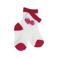 China Children Winter Warm Socks with Breathable Fabric and Cute Butterfly Strawberry Design for sale