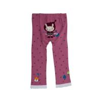 China Hot Autumn Winter Baby Girl Tights with Combed Cotton Fabric and Flower Stockings Pattern for sale