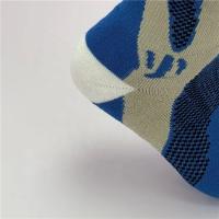 China Pink Blue Print Pattern Anti Slip Sports Socks LZ-20-SQ001-2 for sale