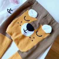 China 2-4 Years Baby Tight Leggings with Cute Pattern Thick and Skin-Friendly in Five Colors for sale