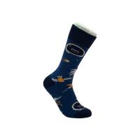 China Professional High Ankle Thermal Cotton Socks For Men With Optional Cute Print Pattern for sale