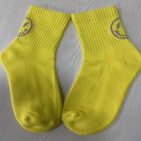 China Casual Socks for Women Custom Color Logo Oem Combed Cotton Half-Loop Ankle Cute Socks for sale