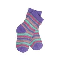 China Children Casual Socks in Cotton Fabric with Small Flower Print and Anti Slip Design for sale