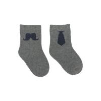 China Socks for Toddler Knitted Cotton Breathable Quick Dry Tie Big Beard Pattern Non-slip for sale