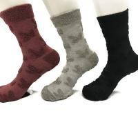 China Jacquard Socks Custom Non Slip Football Socks Cotton Good Elasticity Digital Print for sale