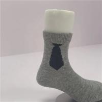 China Socks for Toddler Knitted Cotton Breathable Quick Dry Tie Big Beard Pattern Non-slip for sale