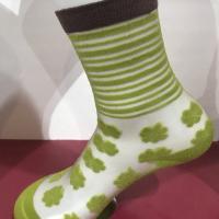 China Cotton Nylon Comfortable Knit Glass Socks for Women Custom Logo OEM 35-40 Ladies Size for sale