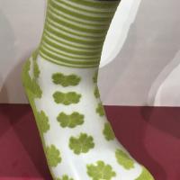 China Cotton Nylon Comfortable Knit Glass Socks for Women Custom Logo OEM 35-40 Ladies Size for sale