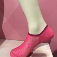 China Women's Solid Color Custom Logo Oem Fashion Confortable 100% Nylon Socks in Navy Wine for sale
