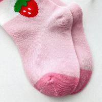 China Winter Children's Socks Set with Cartoon Strawberry Rabbit Design and Quick Dry Fabric for sale