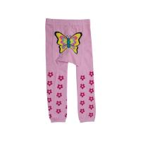 China Knitted Baby Girls Stripe Printed Combed Cotton Casual Tights for Toddler Long Pants for sale