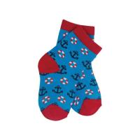 China Cartoon Stripe Newborn Socks for Boys and Girls 12-24 Months in Combed Cotton Material for sale
