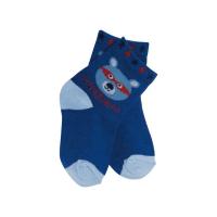 China Cartoon Stripe Newborn Socks for Boys and Girls 12-24 Months in Combed Cotton Material for sale
