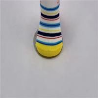 China Cartoon Stripe Newborn Socks for Boys and Girls 12-24 Months in Combed Cotton Material for sale