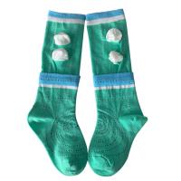 China Modern Combed Cotton 3D Ears Double Ribbed Socks for Kids Design and Needle Detection for sale