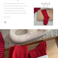 China 0.04KG Casual Ankle-Length Mid-Tube Socks for Women  36-40 Double Hose for sale