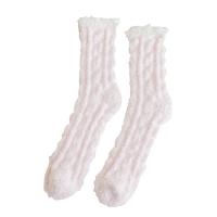 China Women's Warm Cozy Socks Anti Slip Indoor Winter Fuzzy Socks with Thick Coral Fleece for sale