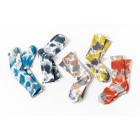 China Summer 2023 Custom Tie-Dye Technology Running Mid-Calf Socks for UNISEX EU size 37-44 for sale