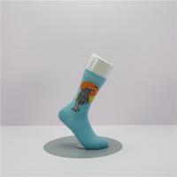 China Organic Cotton Socks for Women Standard Thickness Breathable Cute Print Long Socks for sale
