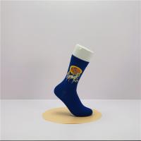 China Organic Cotton Socks for Women Standard Thickness Breathable Cute Print Long Socks for sale