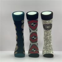 China Custom Logo Black Cotton Socks for High Ankle Comfort on Sports Adults Unisex for sale