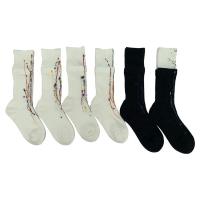 China White Combed Cotton Basketball Long Sports Socks with High Ankle and Sweat Absorption for sale
